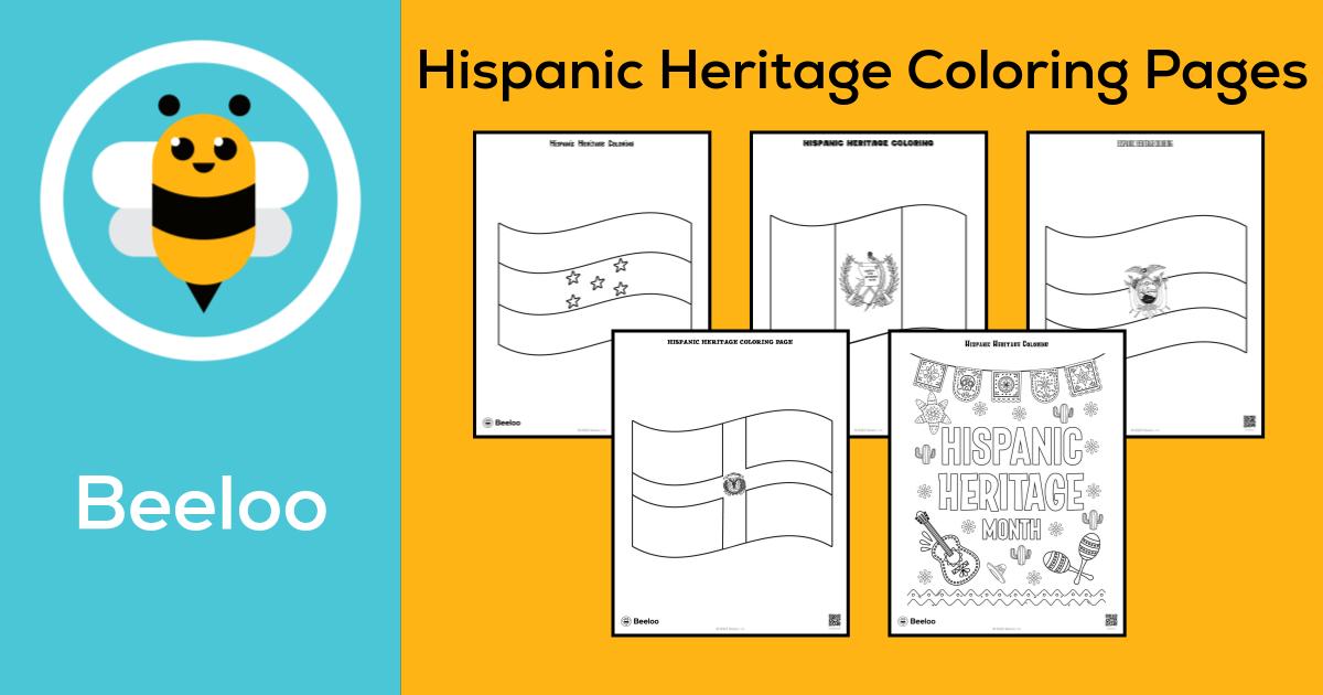 Hispanic Heritage-themed Coloring Pages • Beeloo Printable Crafts and ...