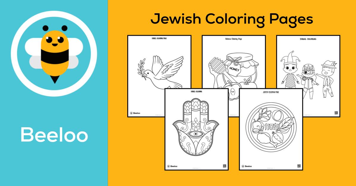 Jewish-themed Coloring Pages • Beeloo Printable Crafts and Activities ...