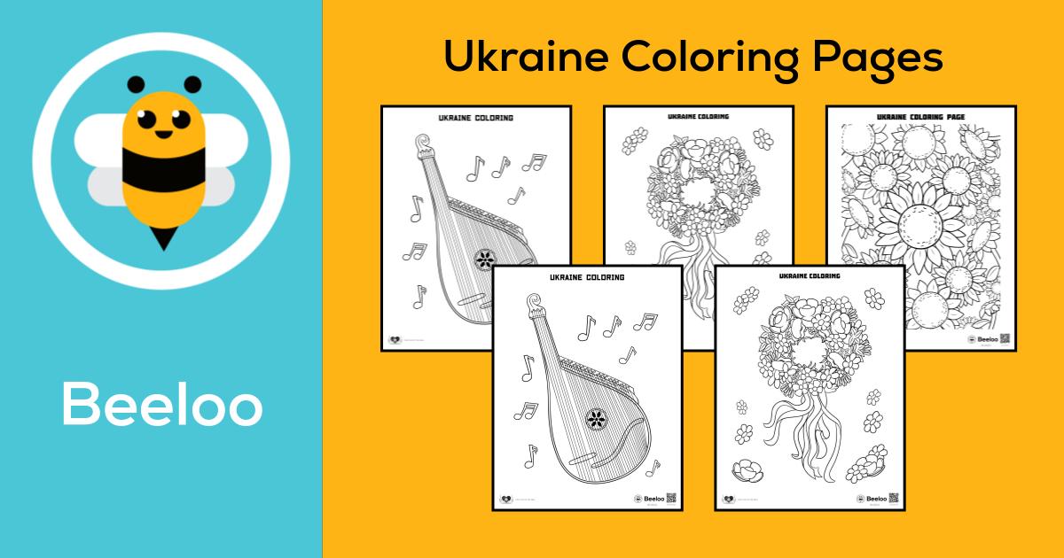 Ukraine-themed Coloring Pages • Beeloo Printable Crafts and Activities ...